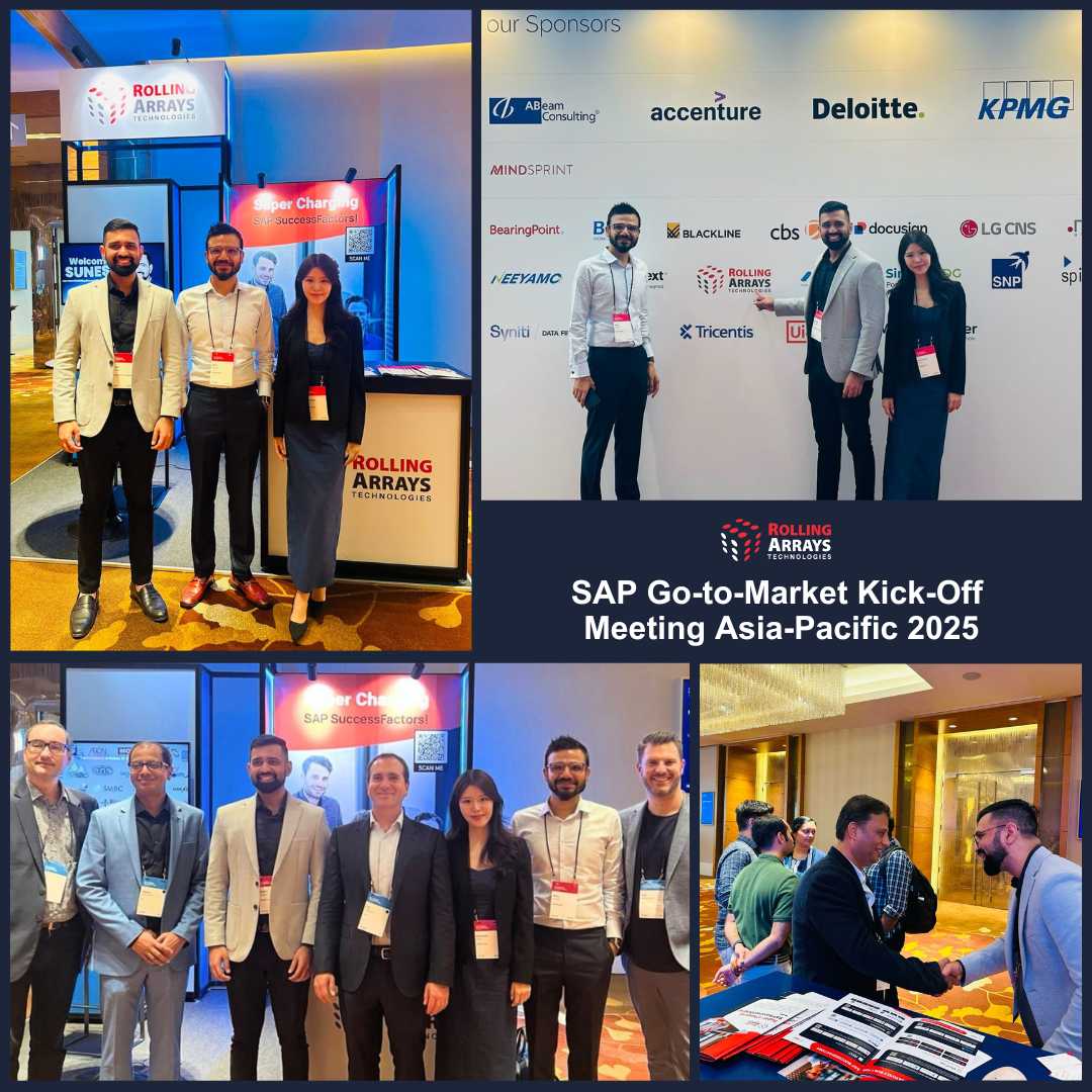 Rolling Arrays Rides The Wave Of Innovation At SAP Go to Market Kick Rolling Arrays Rides The Wave Of Innovation At SAP Go to Market Kick